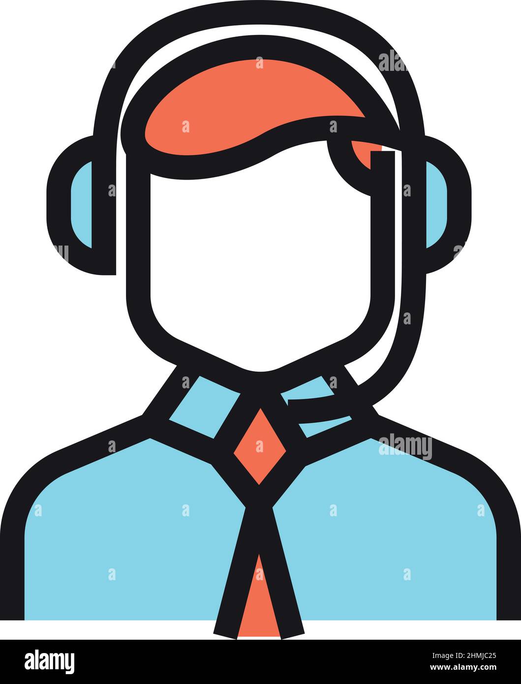 Sales agent man illustration hi-res stock photography and images - Alamy