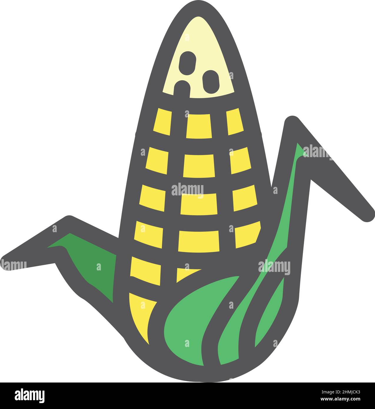 Corn icon. Maize sign. Traditional field crop Stock Vector Image & Art ...
