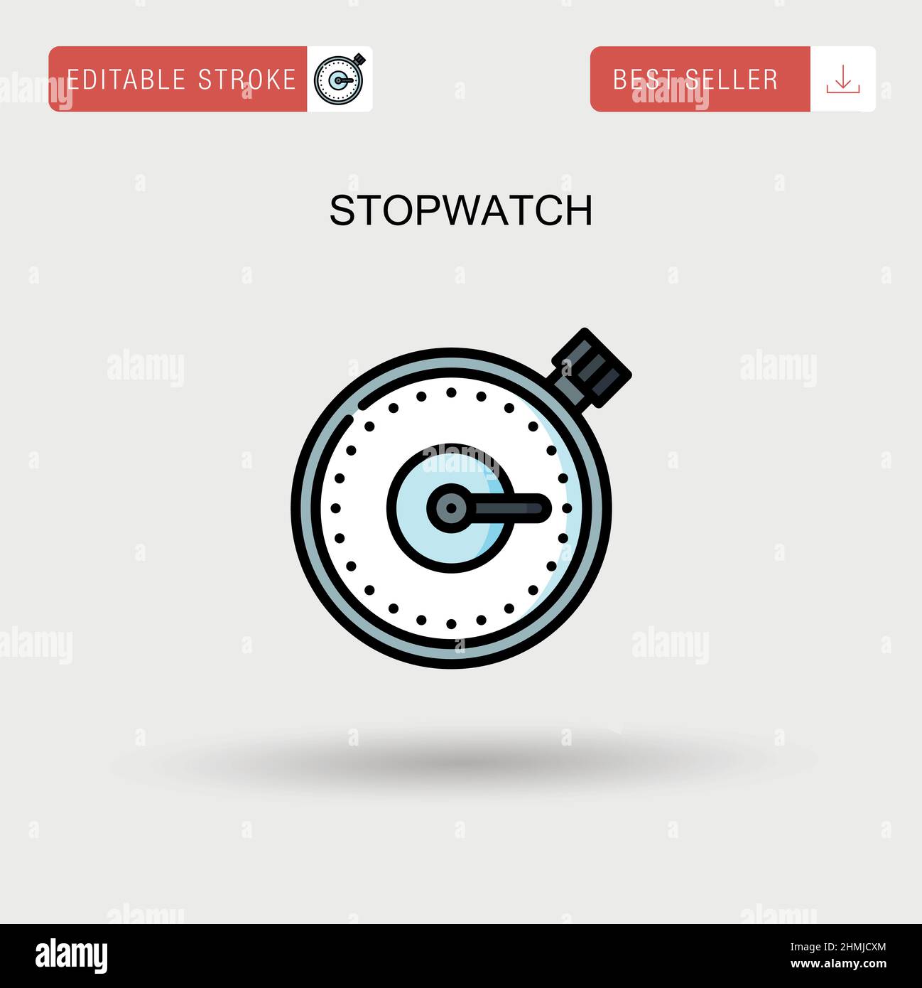 Stopwatch Simple vector icon Stock Vector Image & Art - Alamy