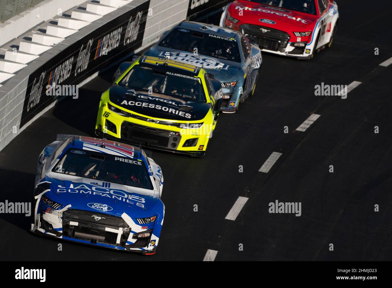 Beijing, Hebei, China. 6th Feb, 2022. Ryan Preece races for the Busch ...
