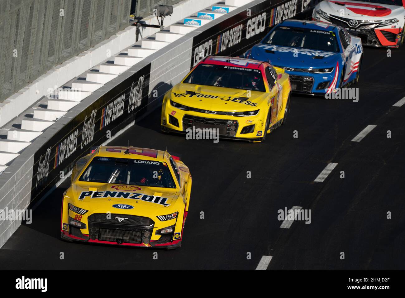Beijing, Hebei, China. 6th Feb, 2022. Joey Logano races for the Busch ...