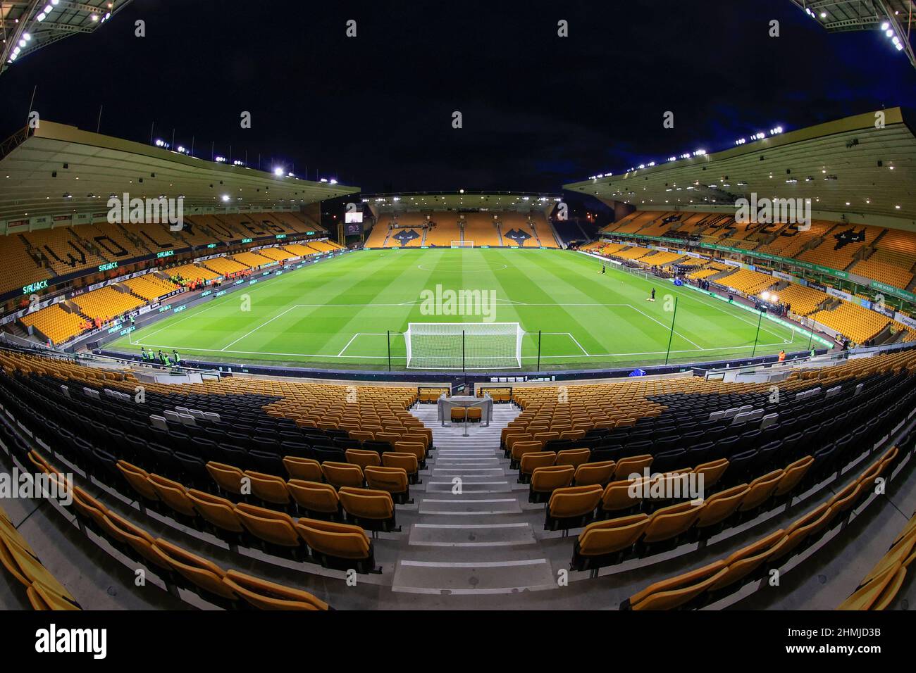 Interior view of Molineux Stock Photo - Alamy