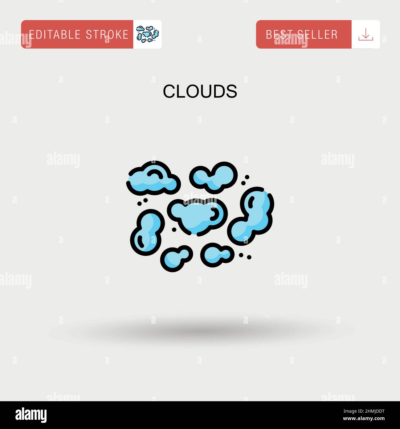 Morning view sun sky clouds Stock Vector Images - Alamy