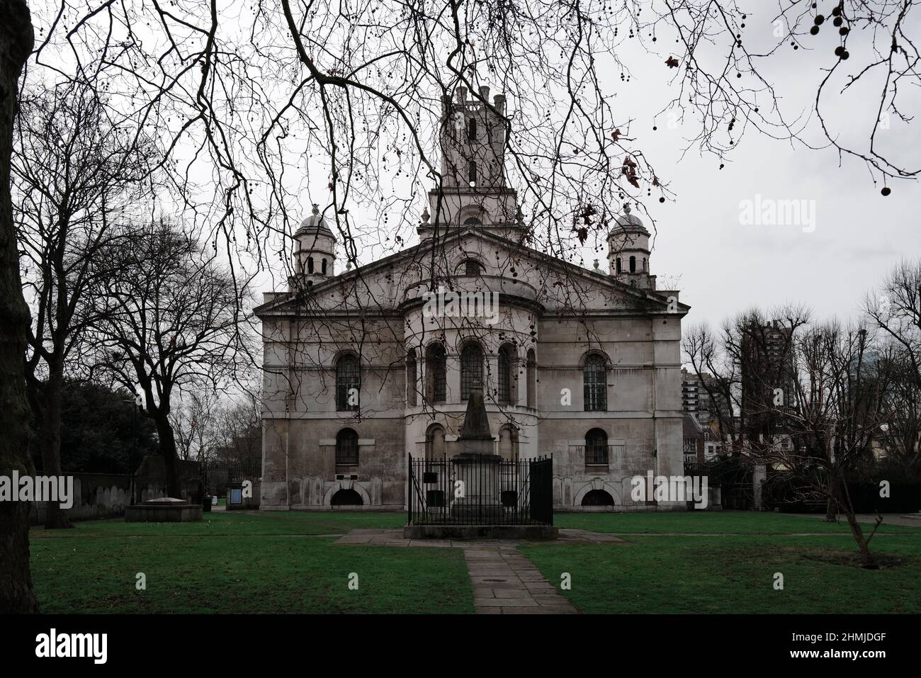St George in the East Stock Photo - Alamy