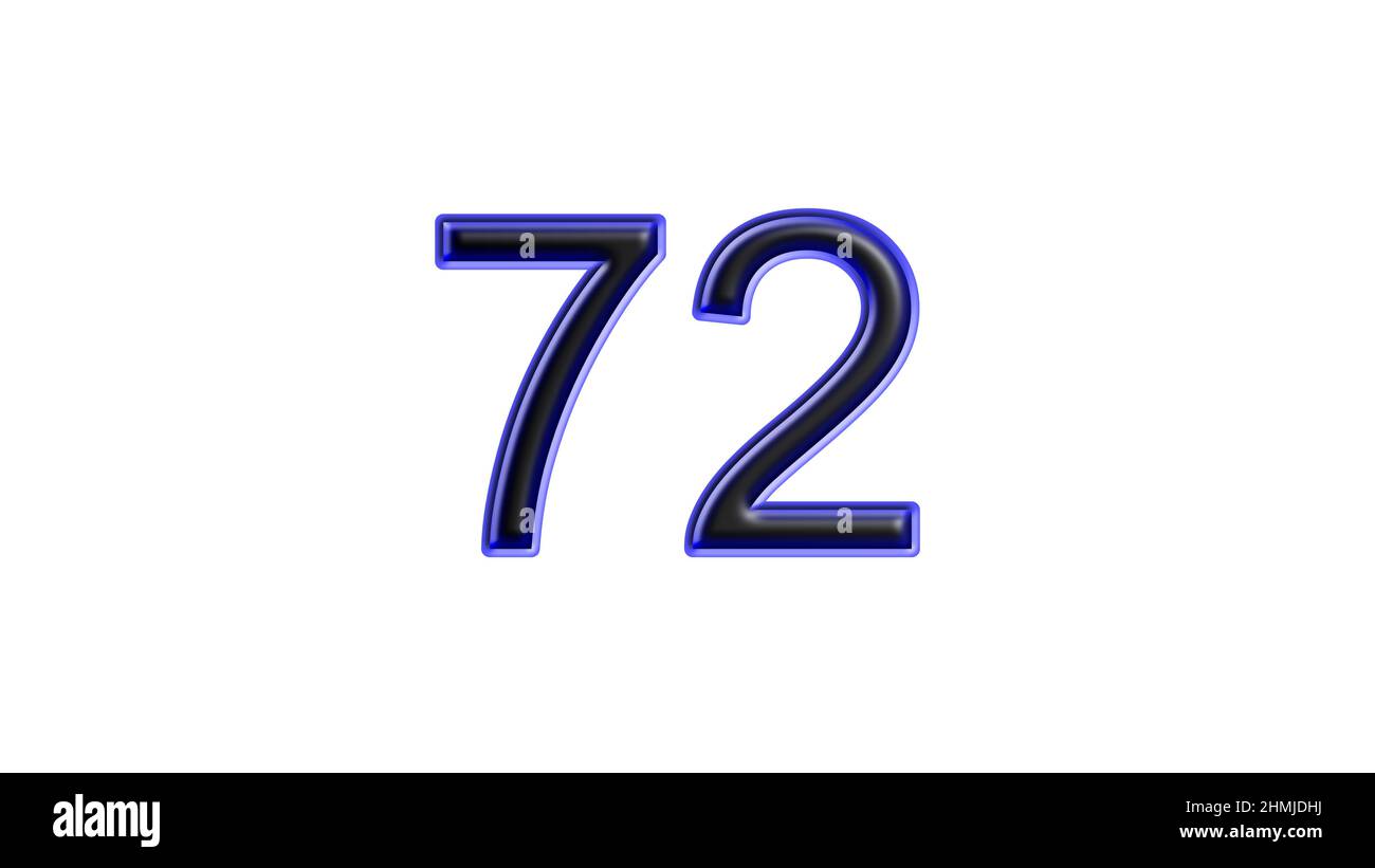 blue 72 number 3d effect white background Stock Photo - Alamy blue 72 number 3d effect white background Stock Photo - Alamy