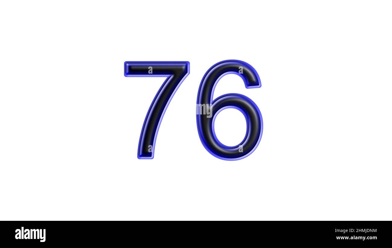 Number 76 Cut Out Stock Images & Pictures - Alamy