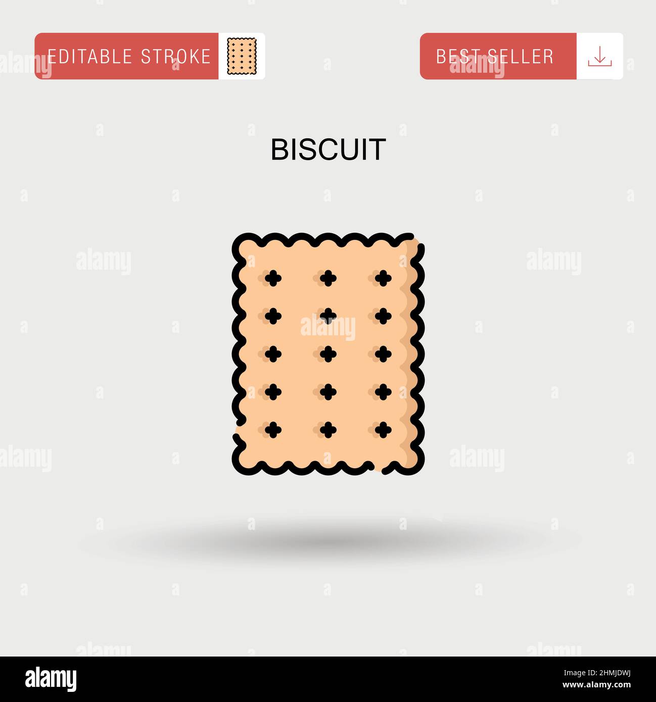 Icon biscuit Stock Vector Images - Alamy