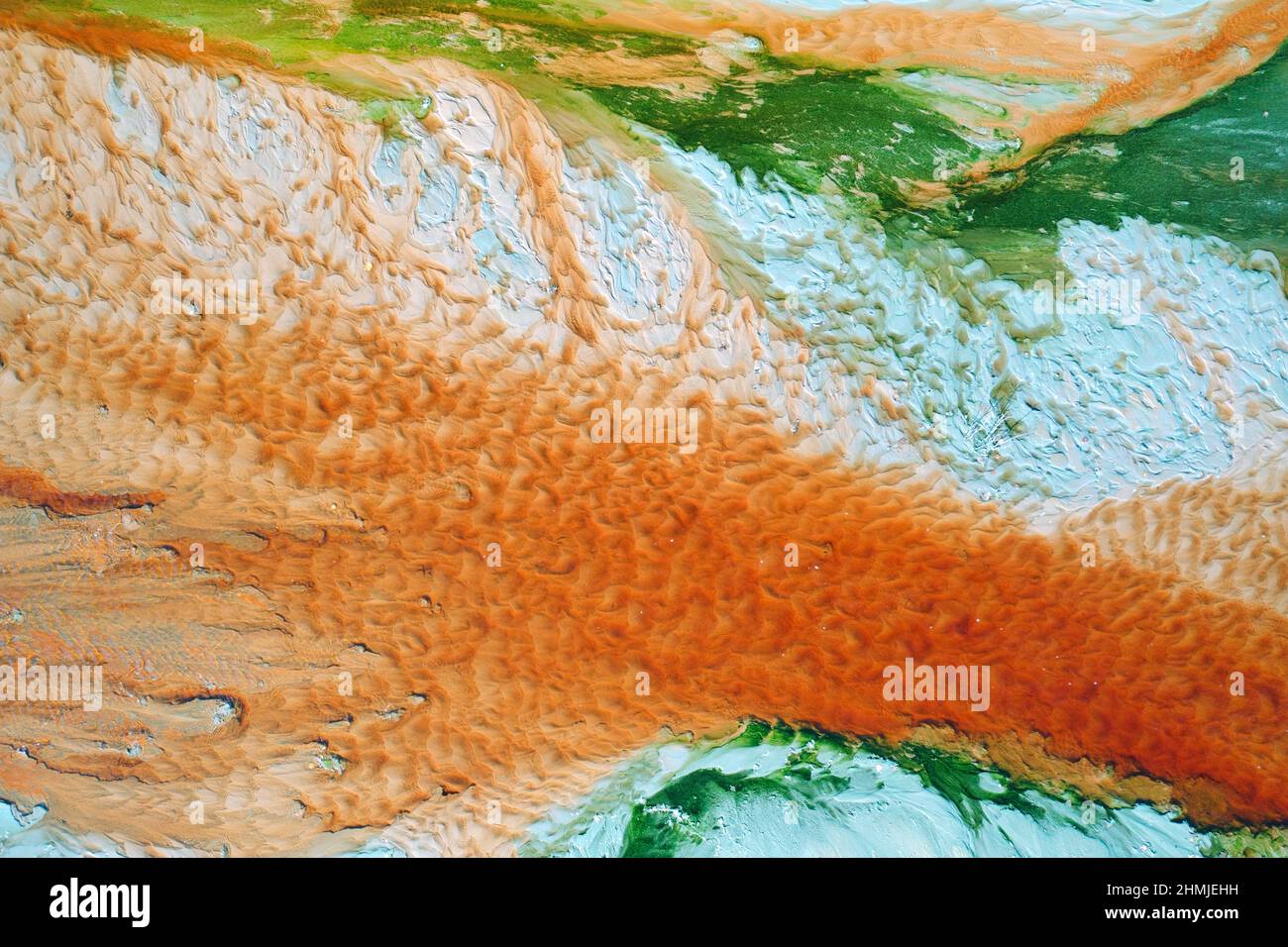 Toxic emissions into the water, bad environment. The impact of ...
