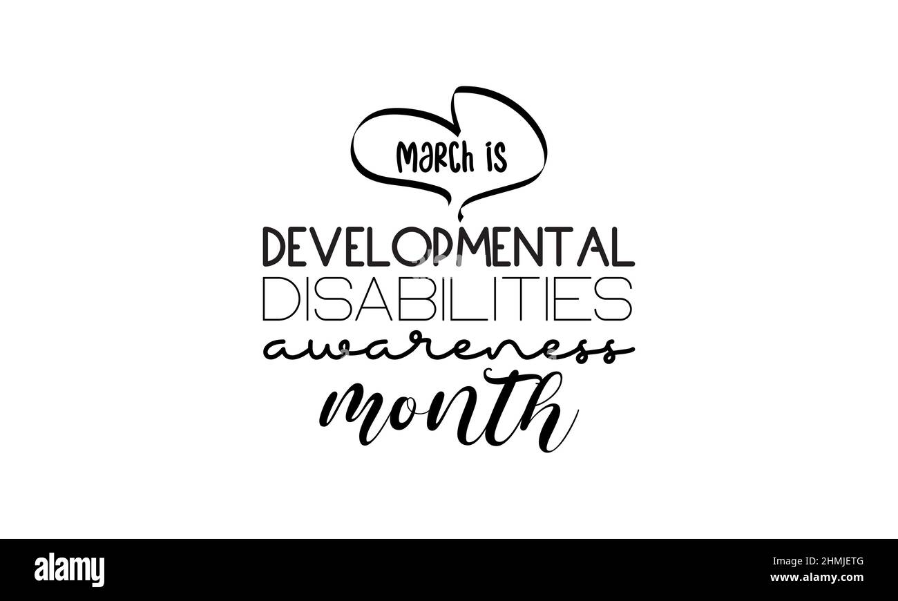 National disability awareness month Cut Out Stock Images & Pictures - Alamy