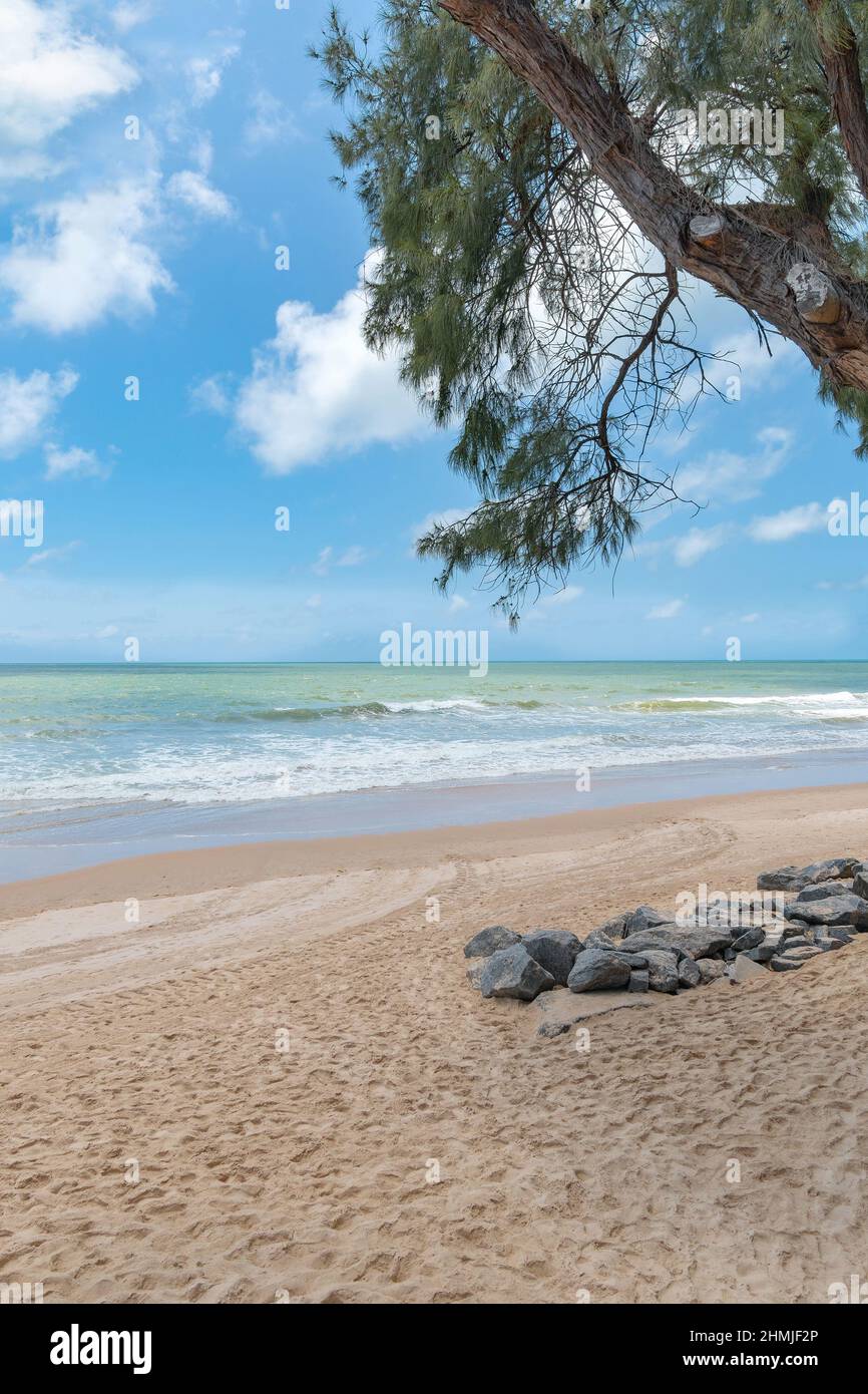 Touristic beach of the northeastern brazilian coast, Boa Viagem beach ...