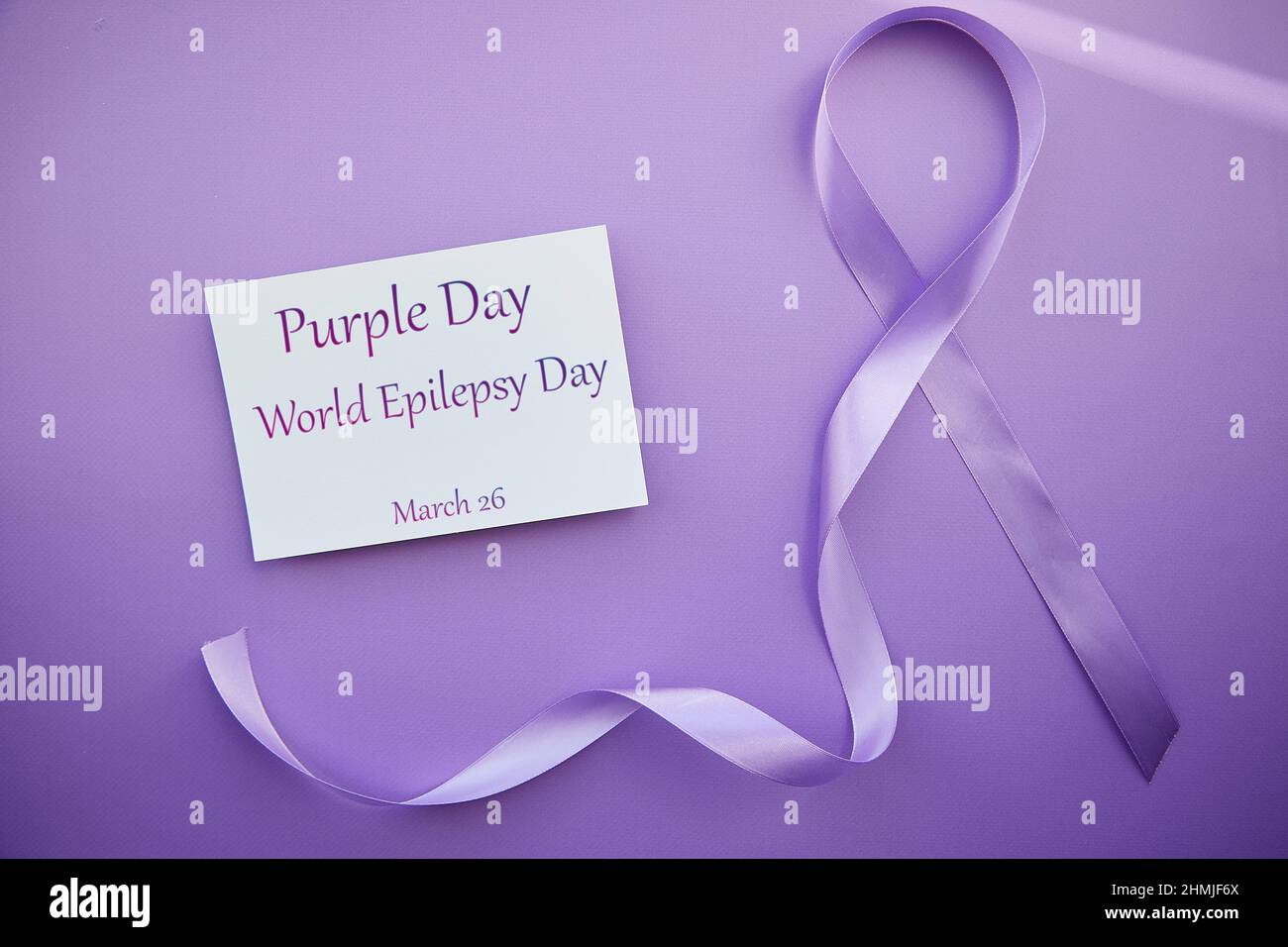Purple Day - World Epilepsy Day, March of 26. Symbol of Epilepsy Day ...