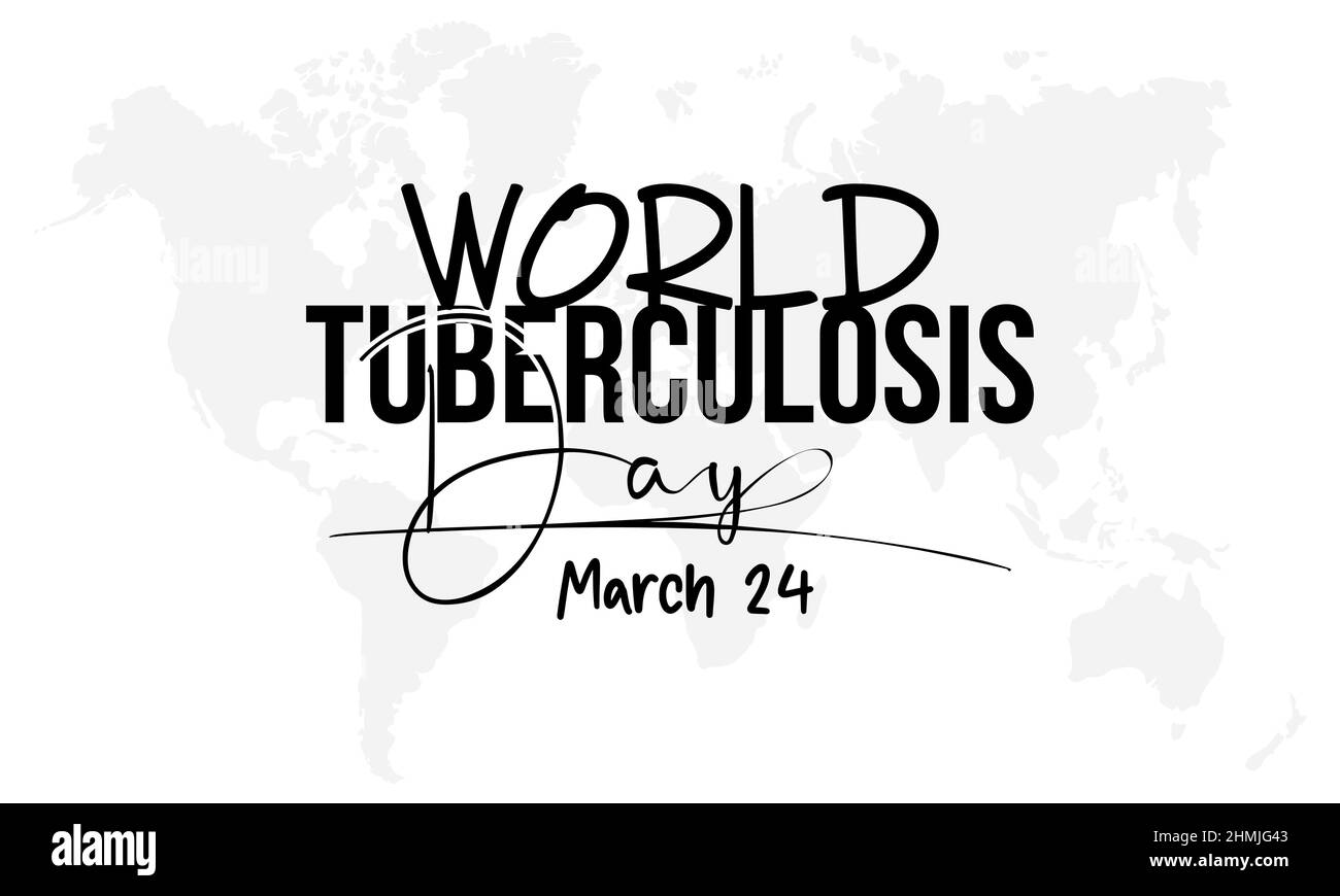 World Tuberculosis Day. Health awareness brush calligraphy concept ...