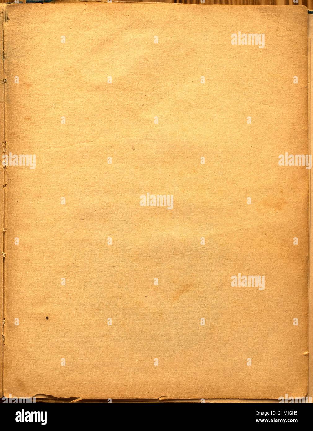 Paper texture from an old book. Yellow sheet of natural background ...