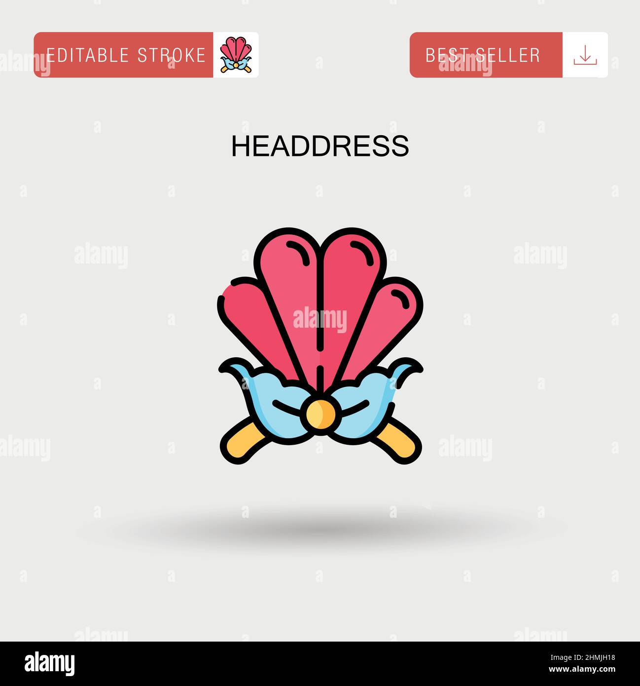 Costume headdress indigenous native Stock Vector Images - Alamy