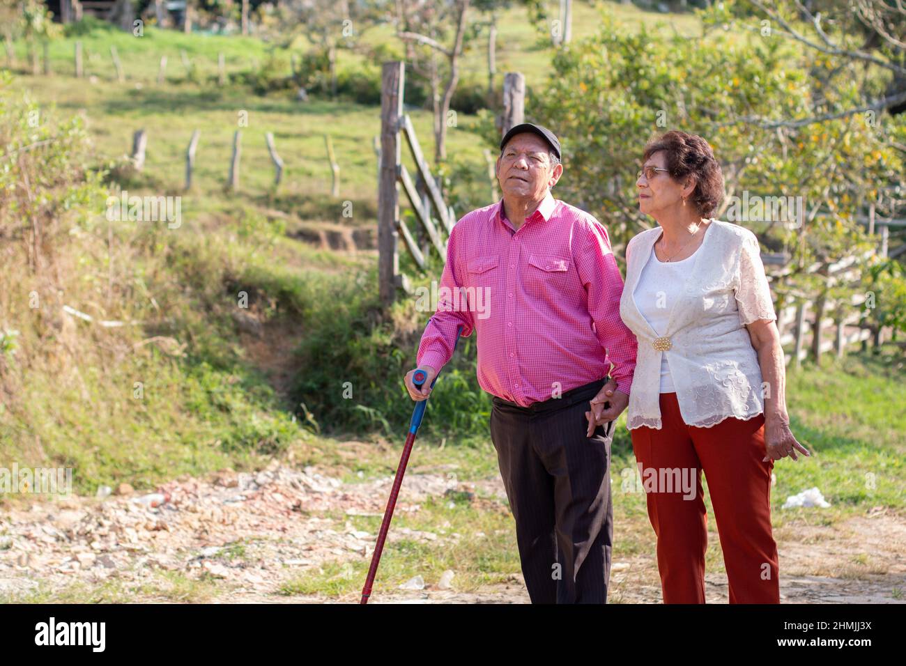 Elderly couple take walk hi-res stock photography and images - Alamy