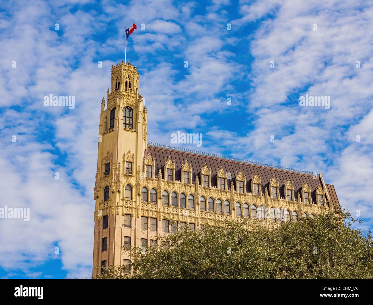 Sunny view of The Emily Morgan at Texas Stock Photo - Alamy