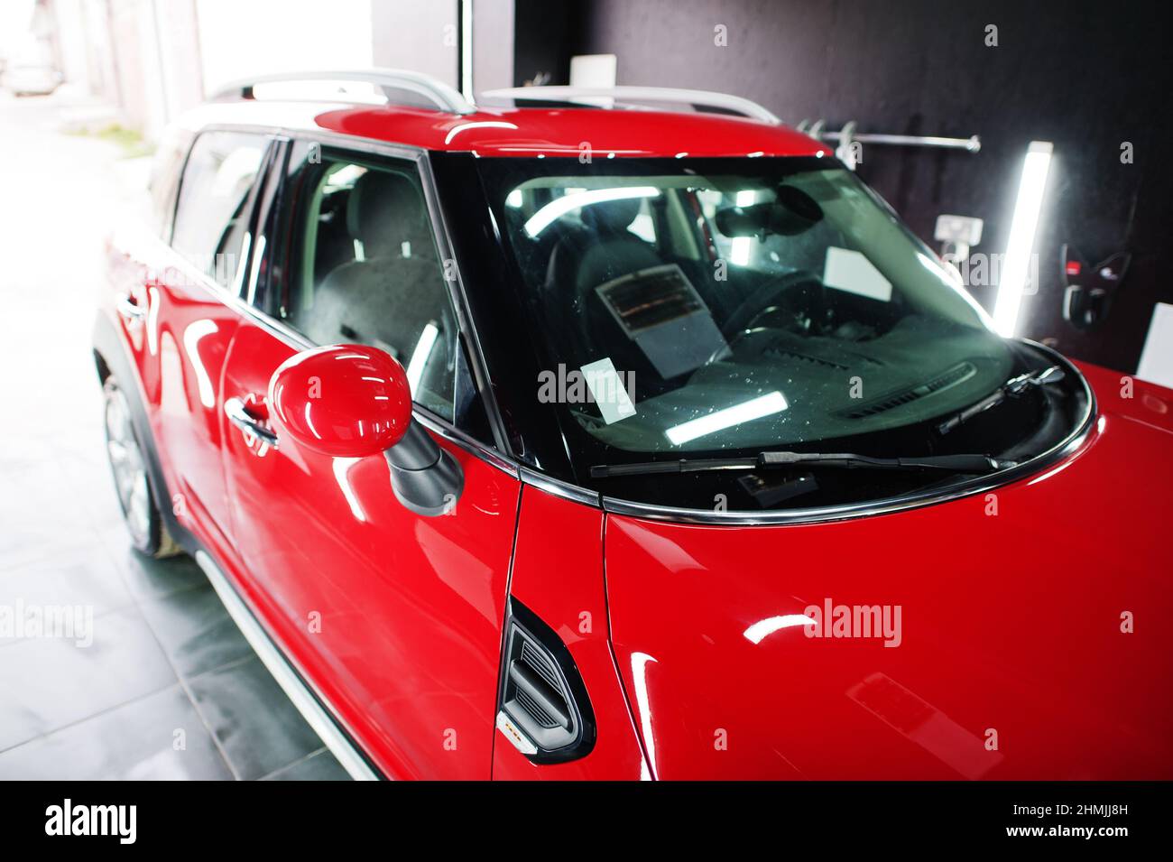 Car care at showroom hi-res stock photography and images - Alamy