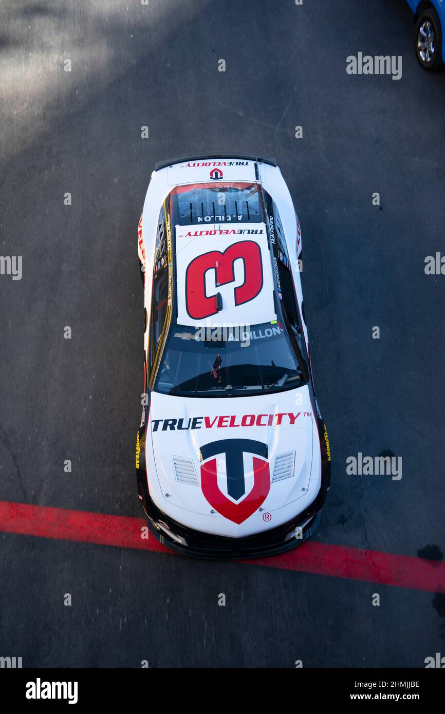Beijing, Hebei, China. 6th Feb, 2022. Austin Dillon takes to the track ...