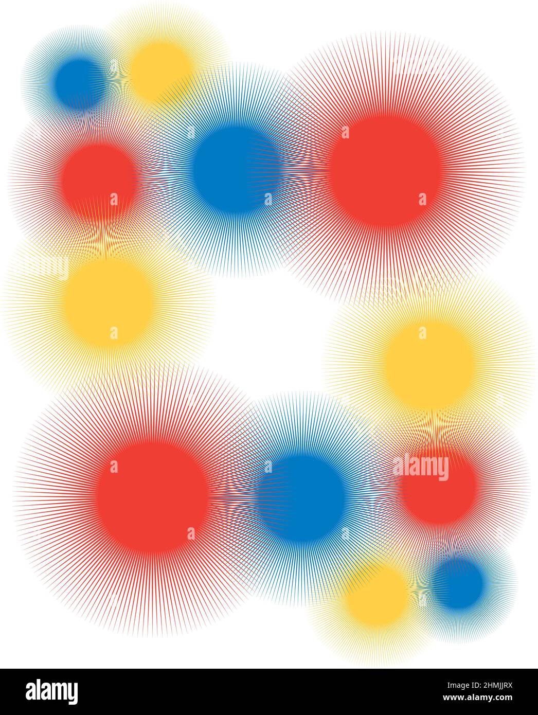 Bursts vector vectors Cut Out Stock Images & Pictures - Alamy