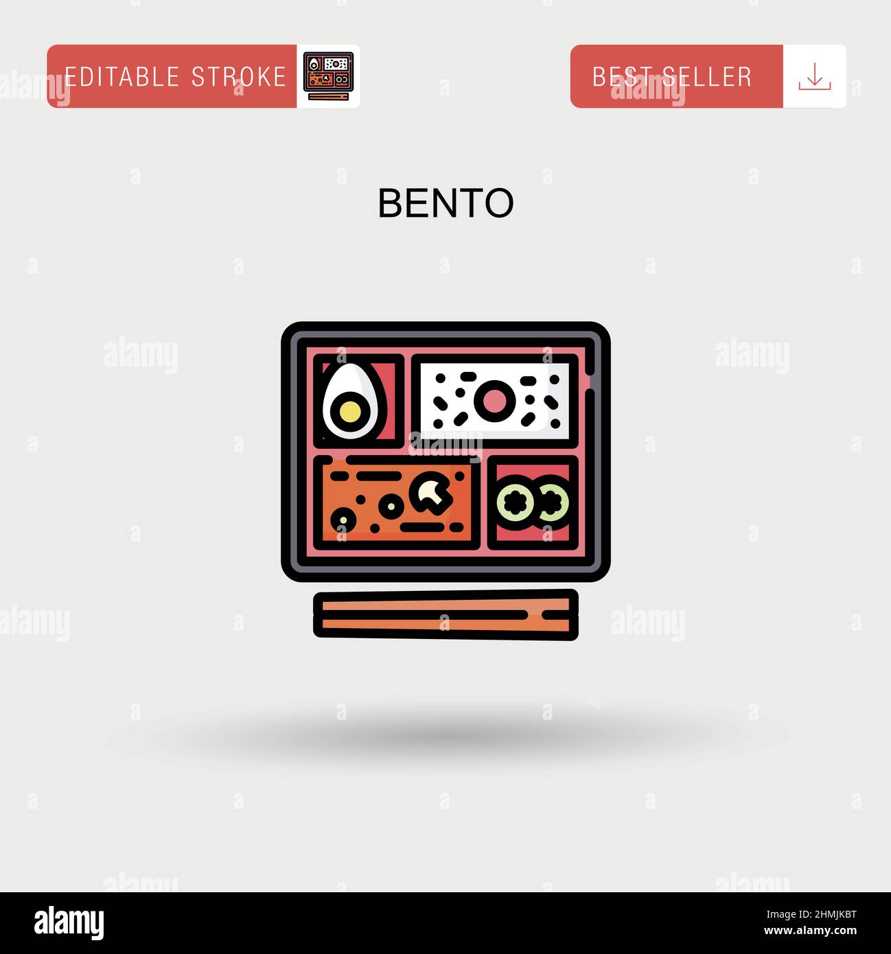 Bento Simple vector icon Stock Vector Image & Art - Alamy