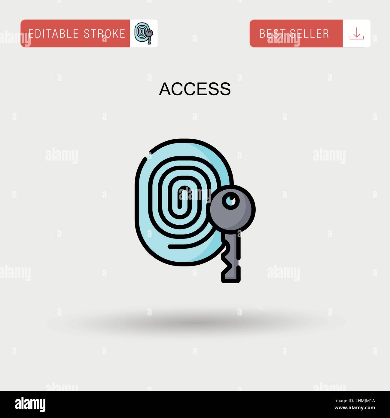 Access Simple vector icon Stock Vector Image & Art - Alamy