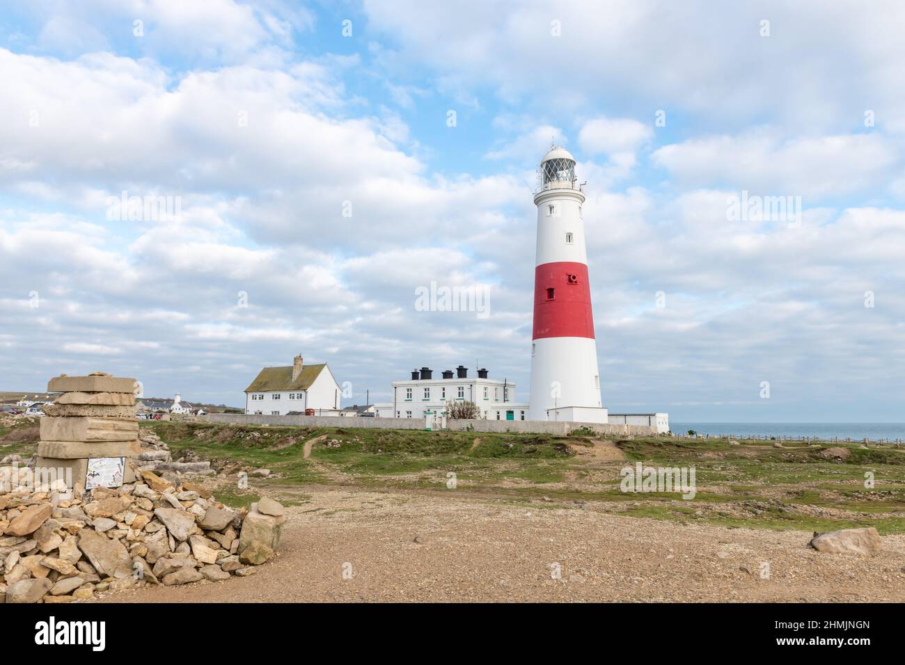Portland Bill lighthouse in Dorset Stock Photo - Alamy