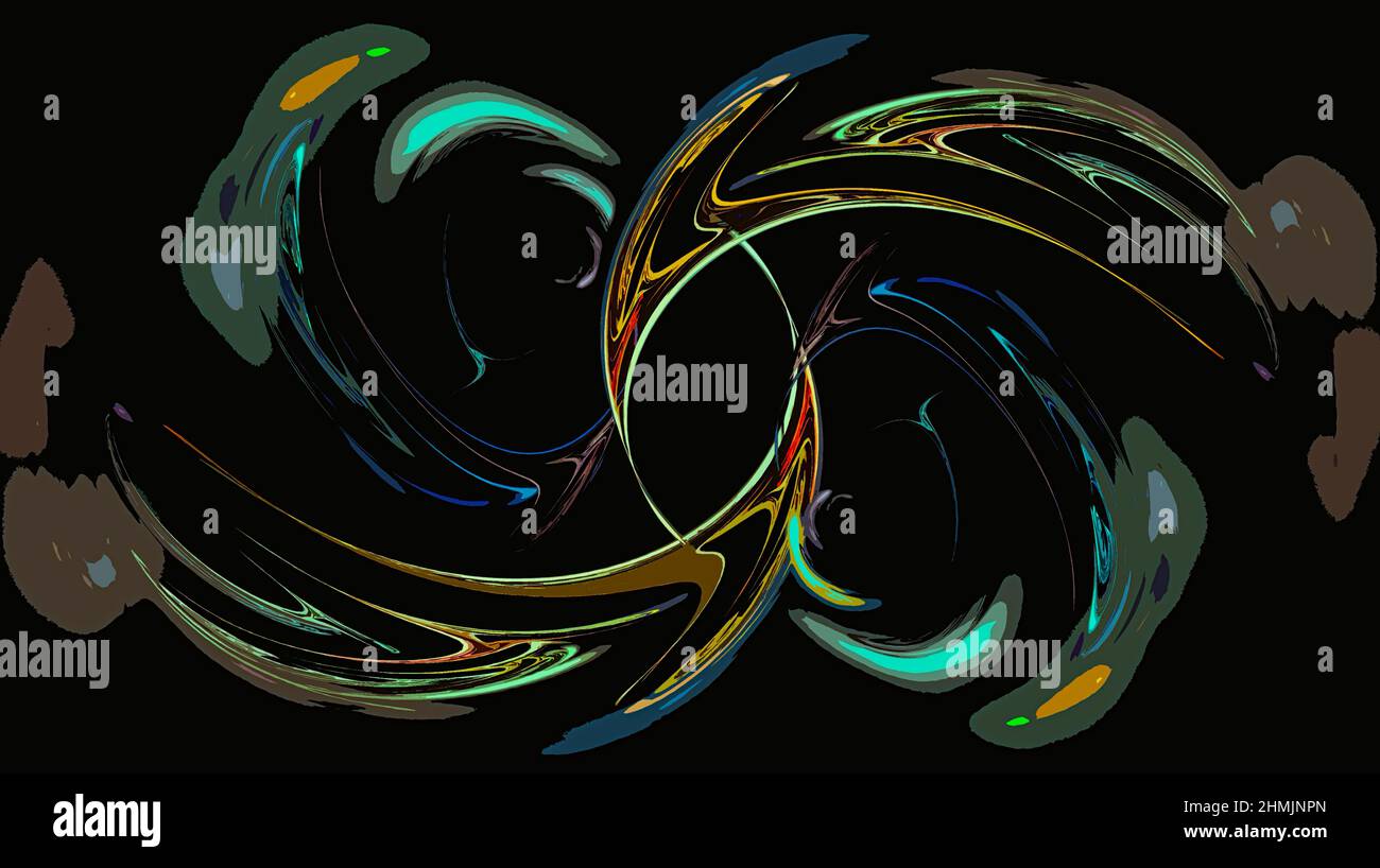 Computer abstract background with iridescent multi-color structure ...