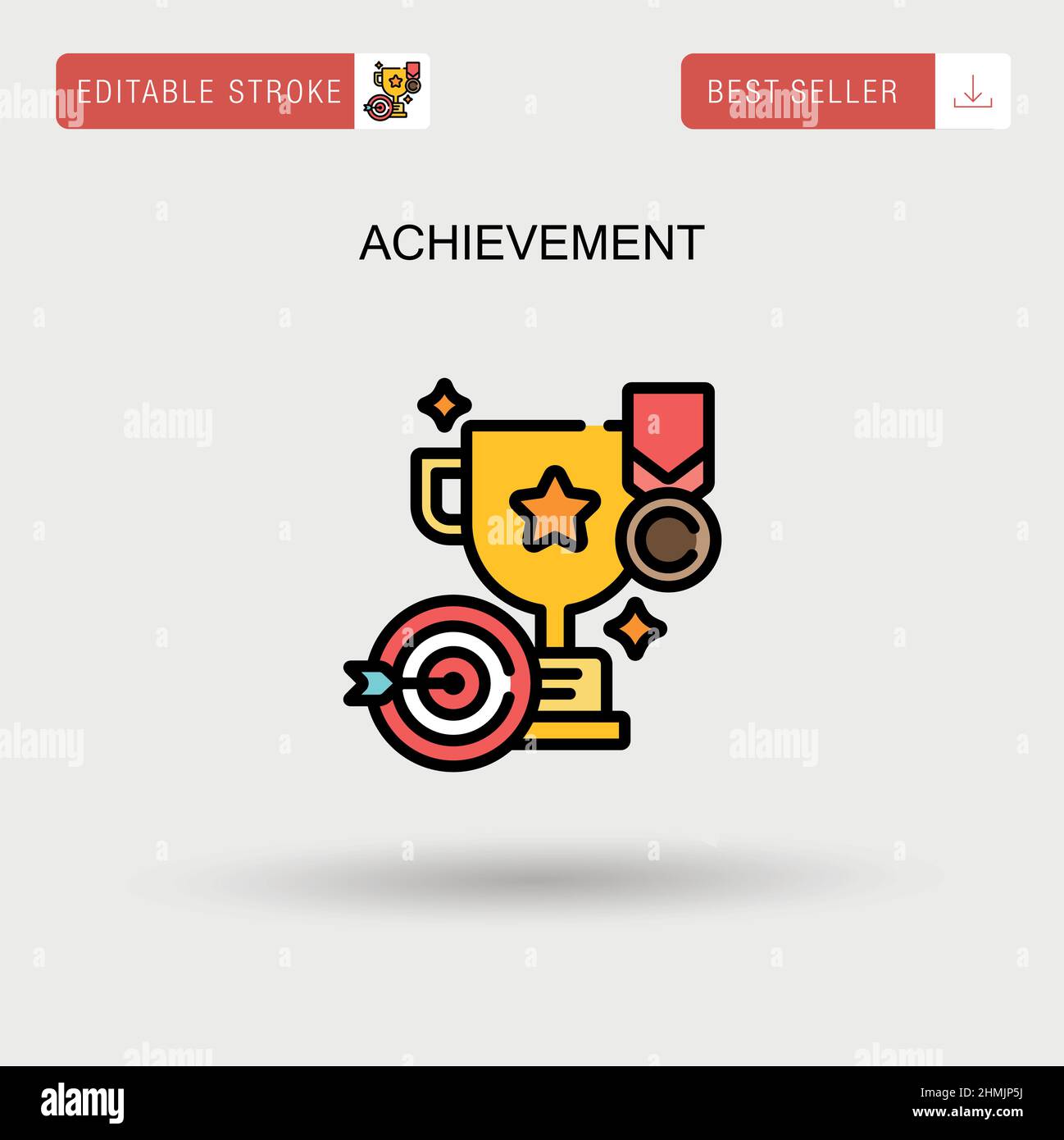 Leadership achievement icon Stock Vector Images - Alamy