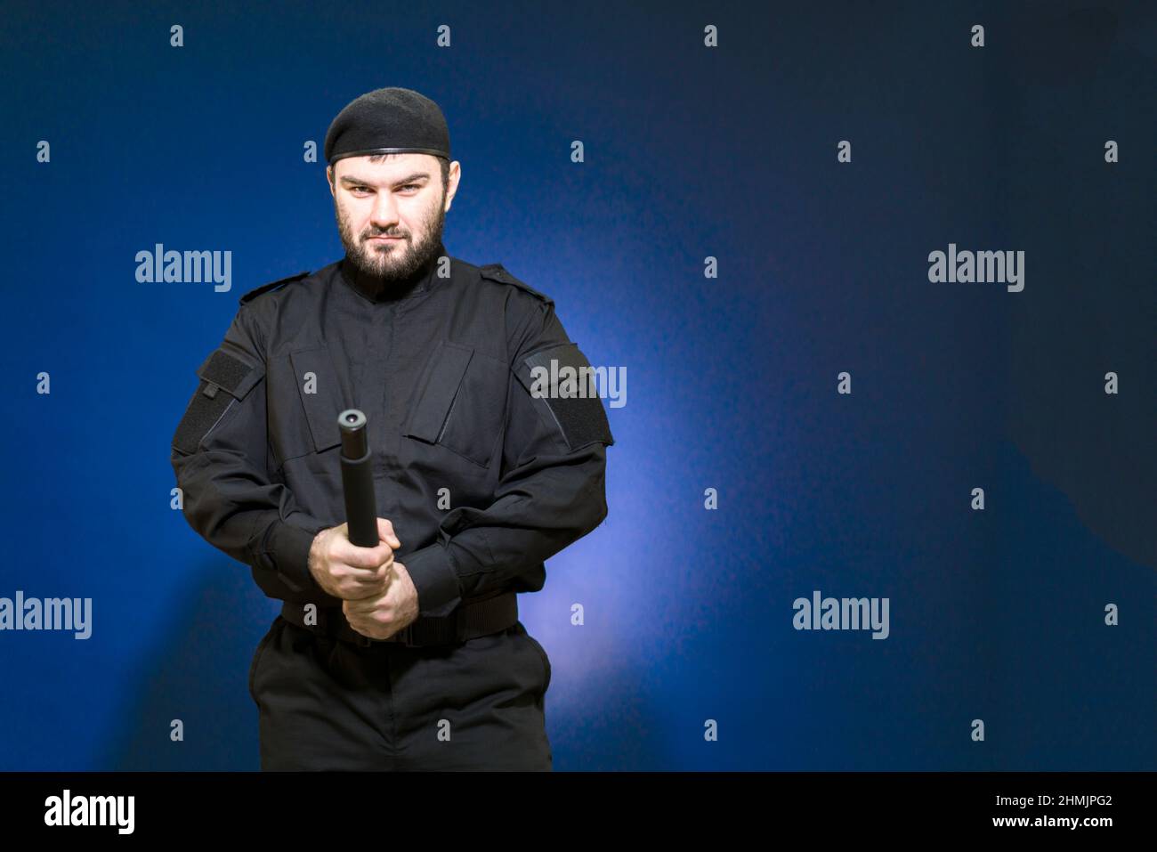 Bodyguard with a truncheon hi-res stock photography and images - Alamy