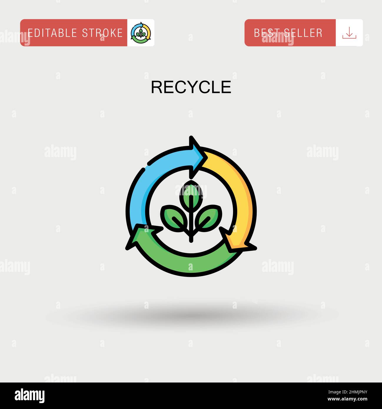 Ecology recycle reuse organic Stock Vector Images - Alamy