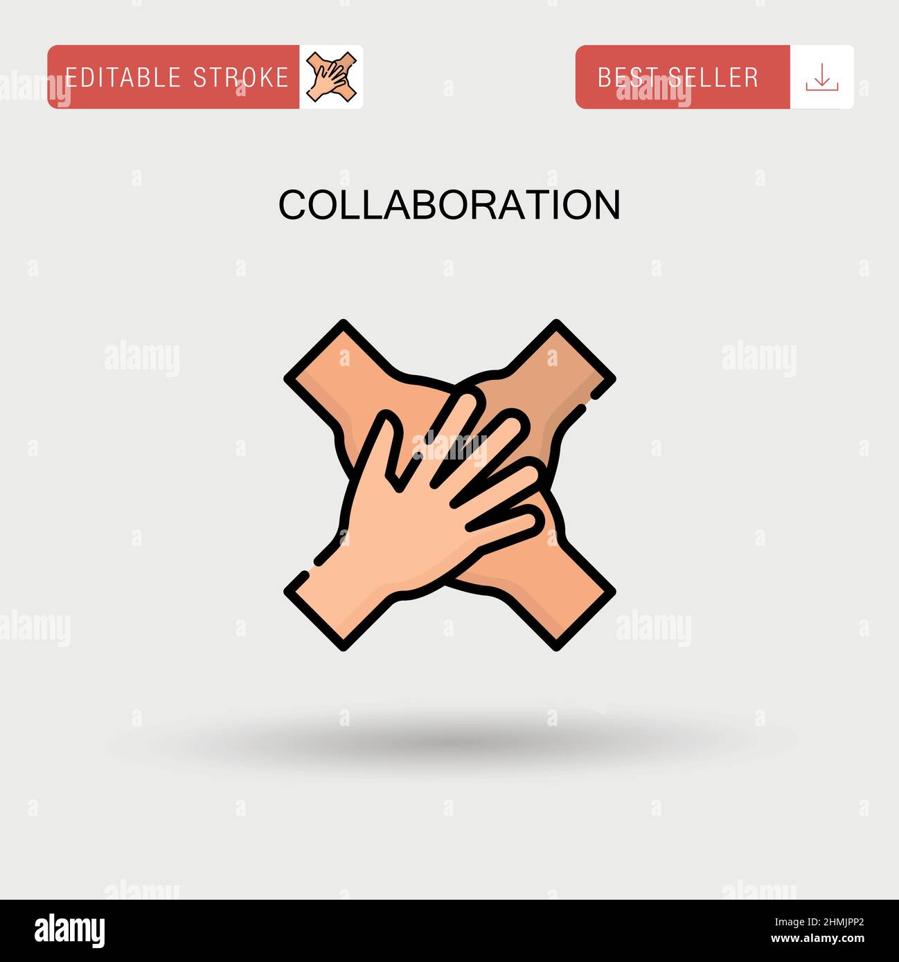 Collaboration unity Stock Vector Images - Alamy
