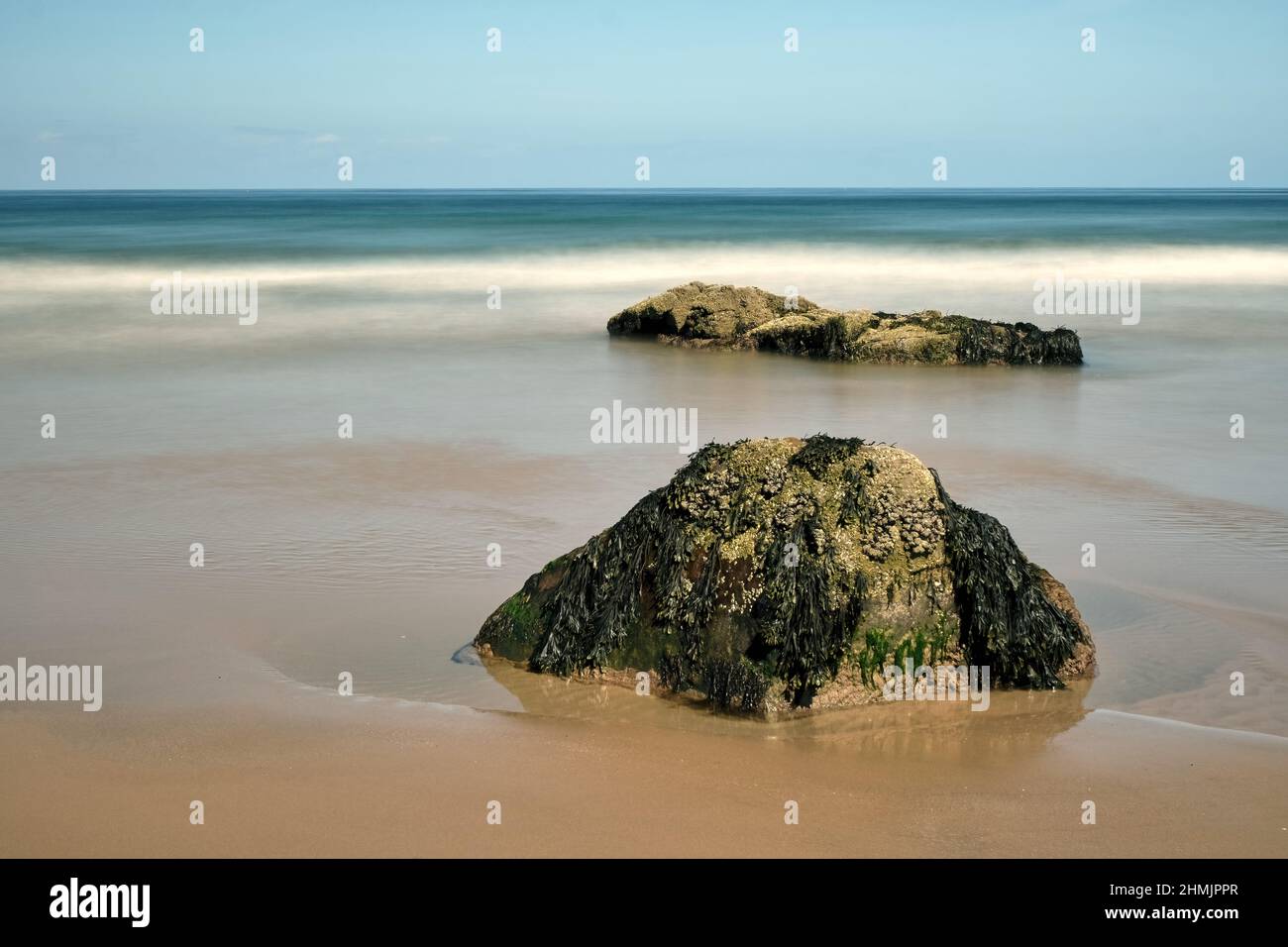 Rocks in Sea Stock Photo - Alamy
