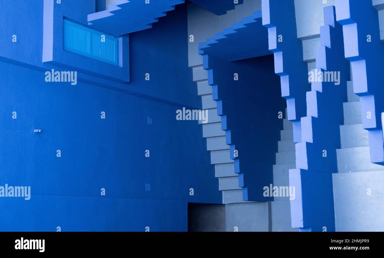 La Muralla Roja,Calpe,Spain Stock Photo - Alamy