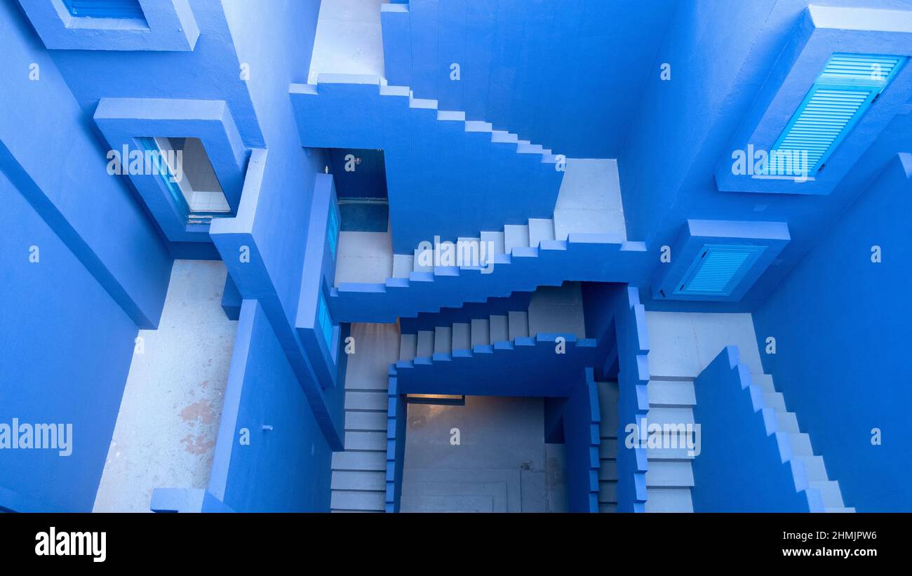 La Muralla Roja,Calpe,Spain Stock Photo - Alamy