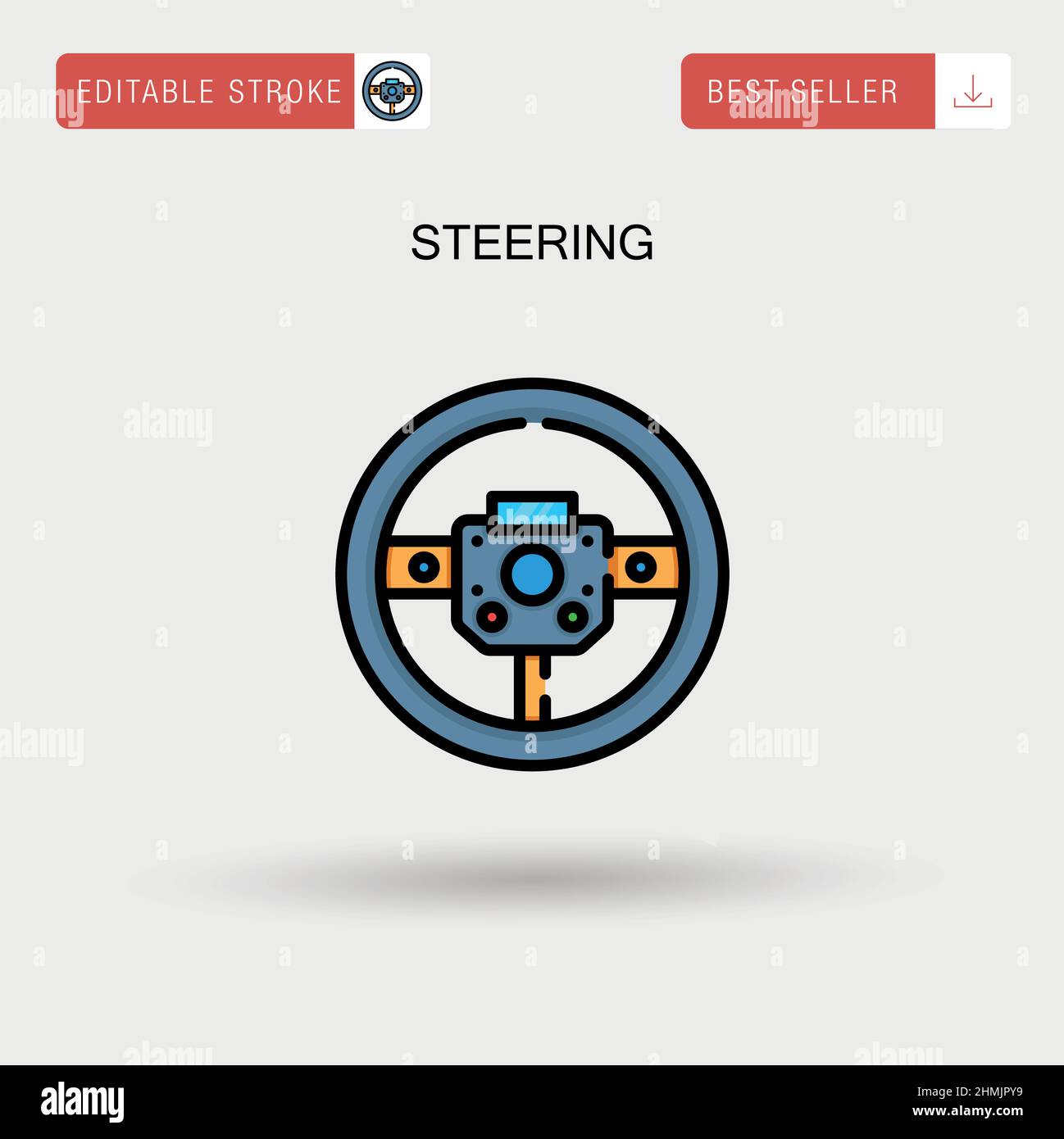 Steering Simple vector icon Stock Vector Image & Art - Alamy