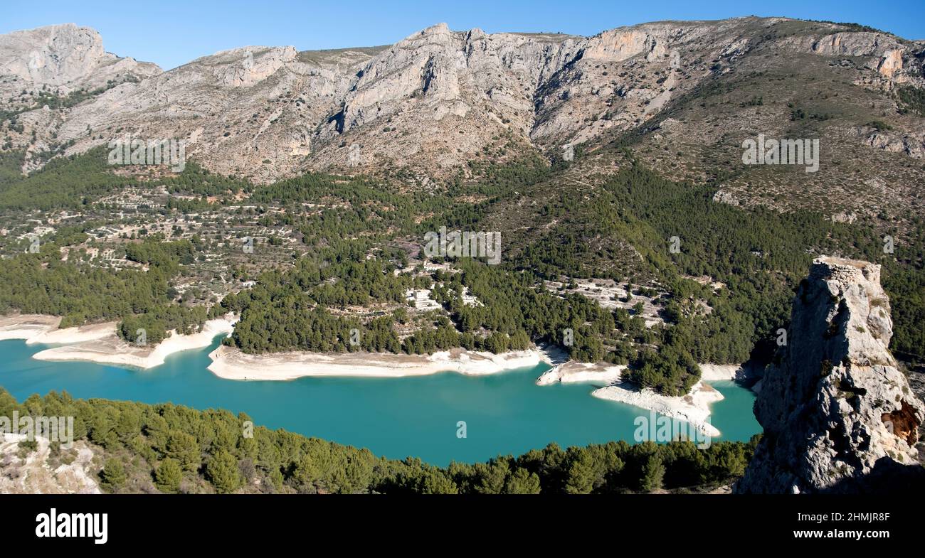 El Castell de Guadalest,Spainn Stock Photo - Alamy