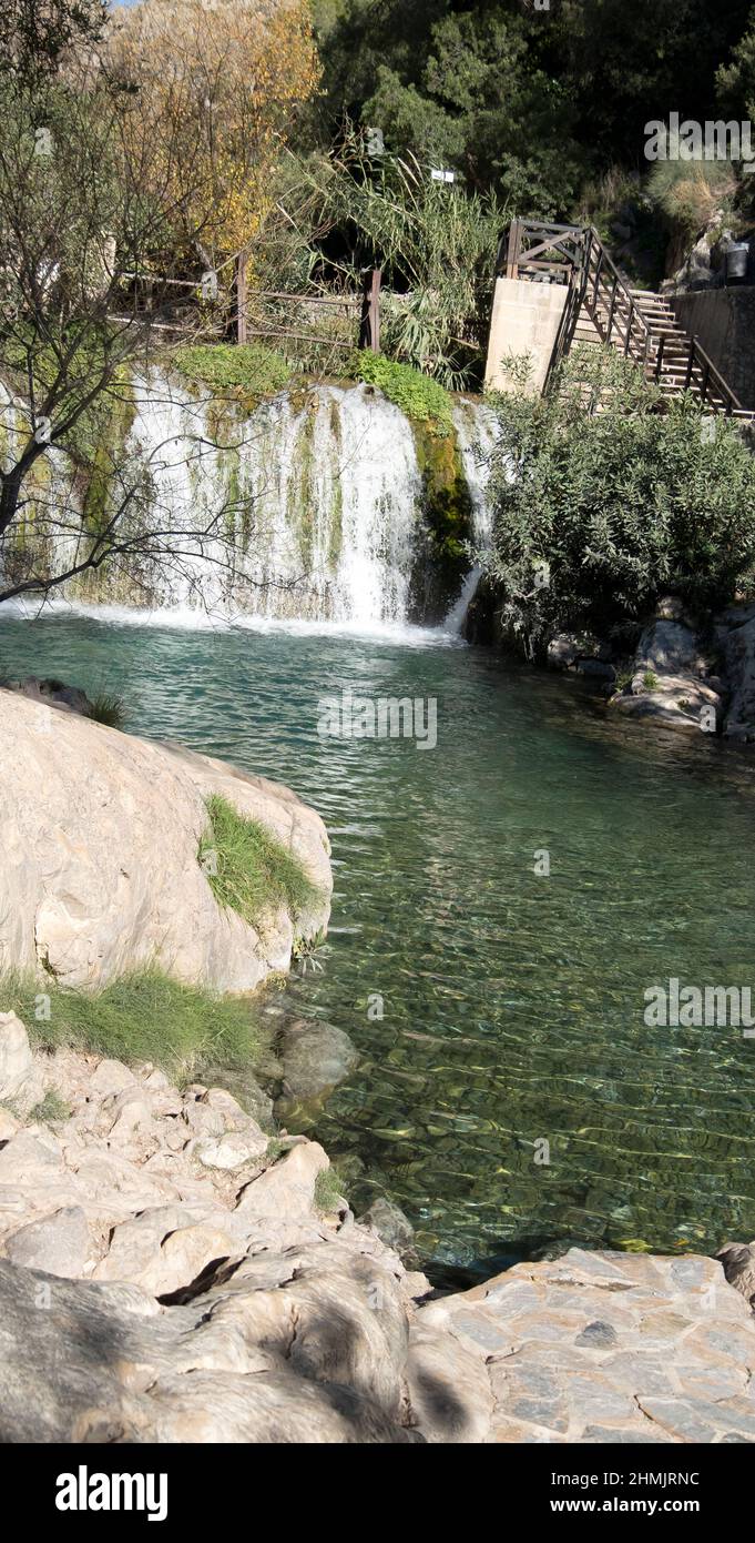 Fonts Algar waterfalls,Benidorm,Spain Stock Photo - Alamy