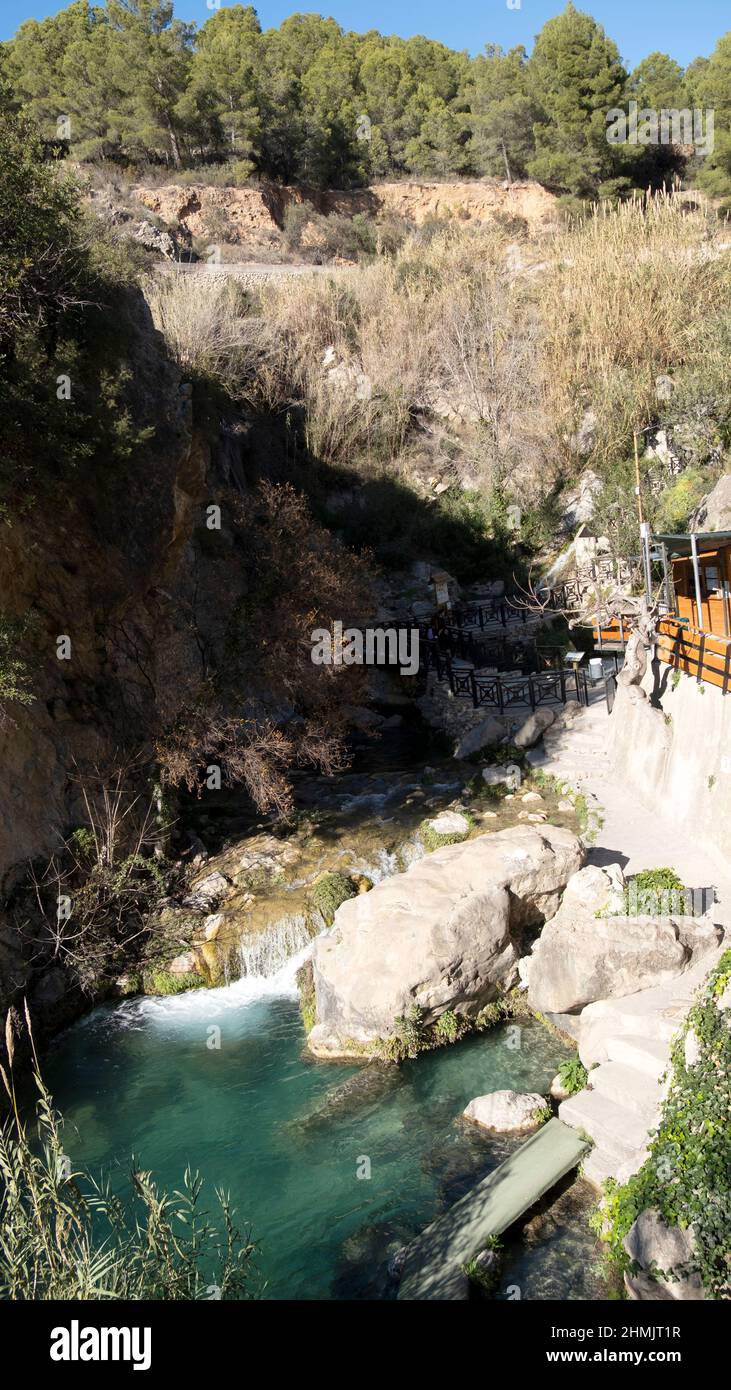 Fonts Algar waterfalls,Benidorm,Spain Stock Photo - Alamy