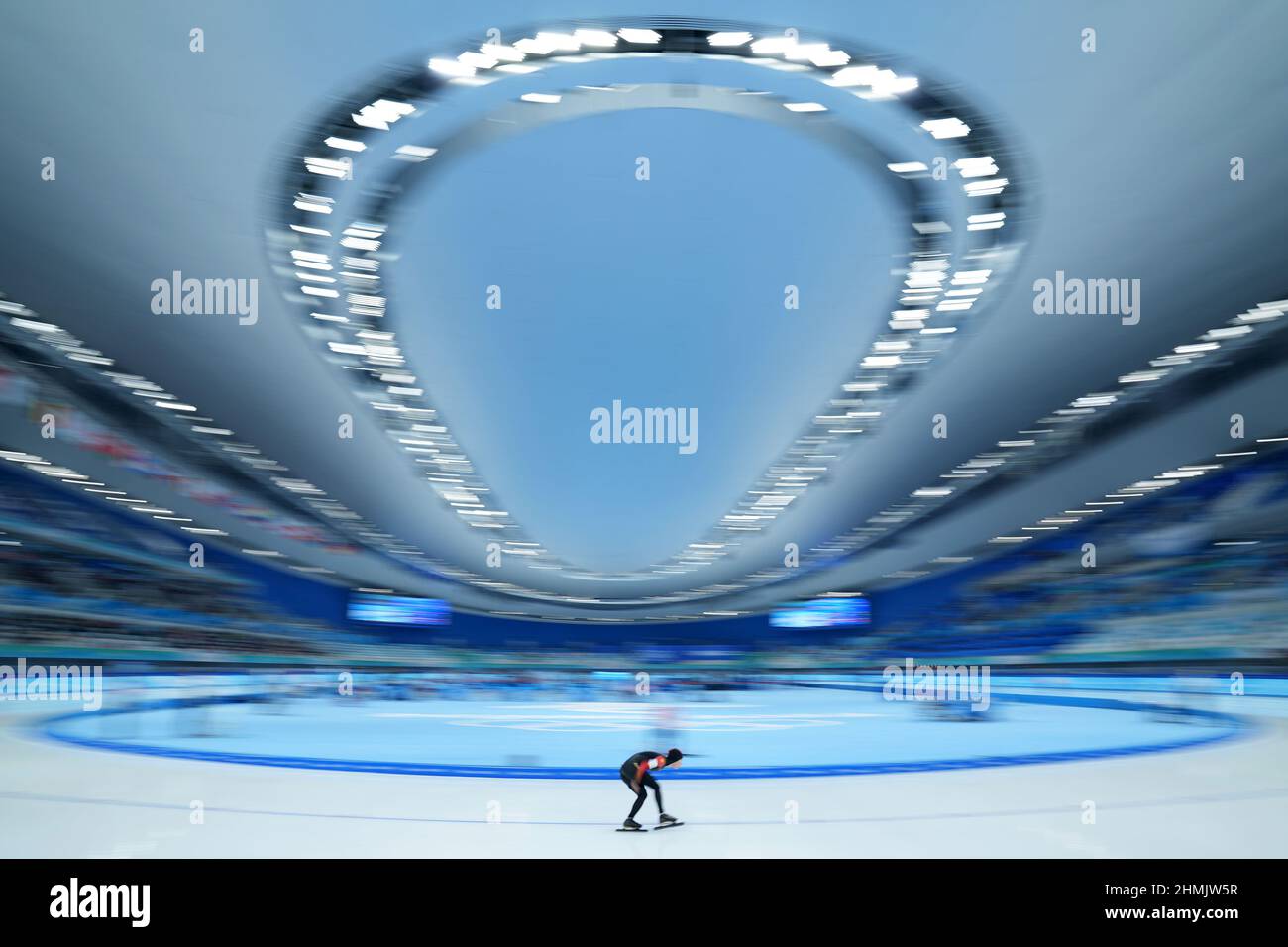 Beijing, China. 10th Feb, 2022. Han Mei of China competes during the ...