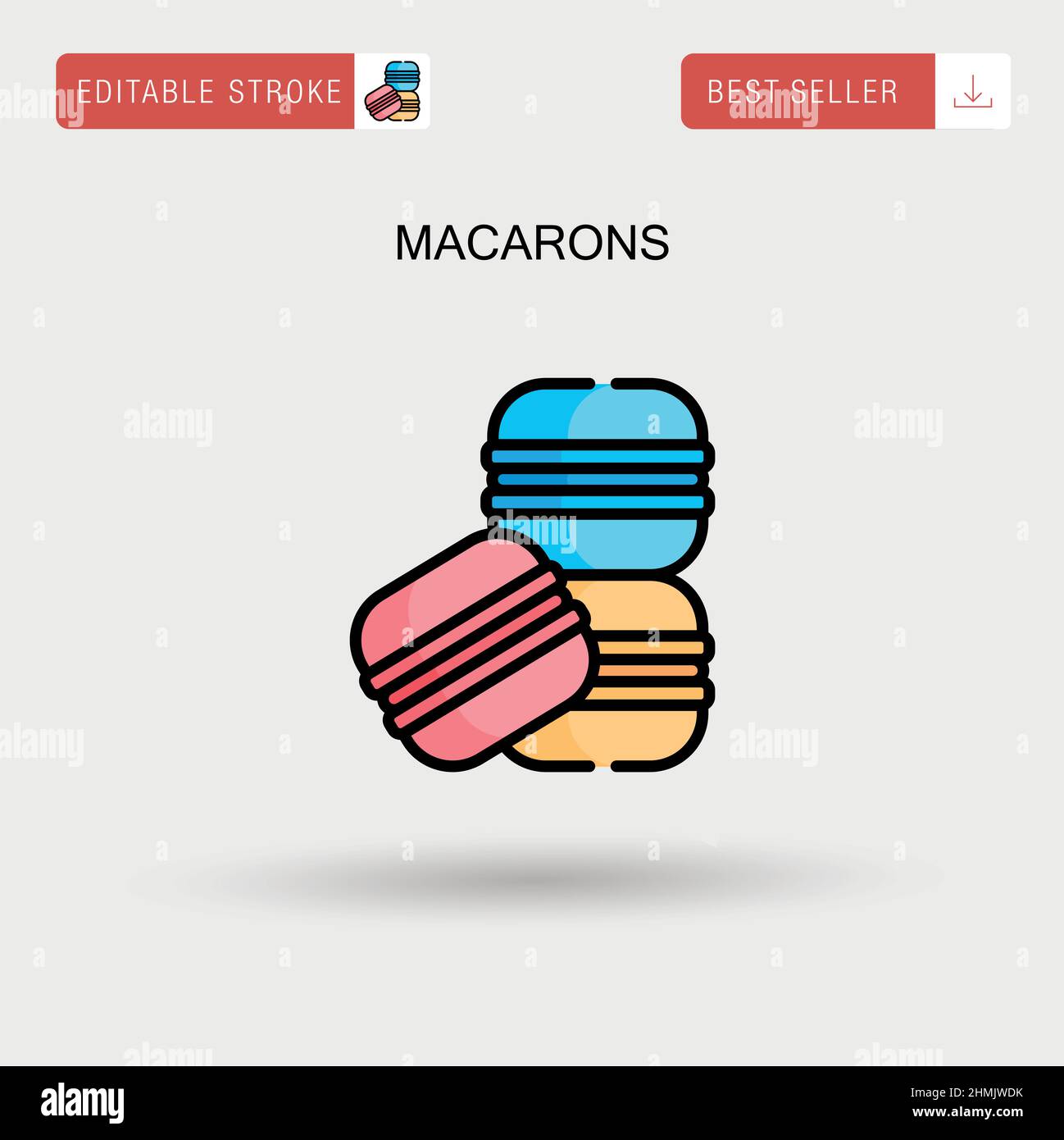 Food stack french colorful Stock Vector Images - Alamy