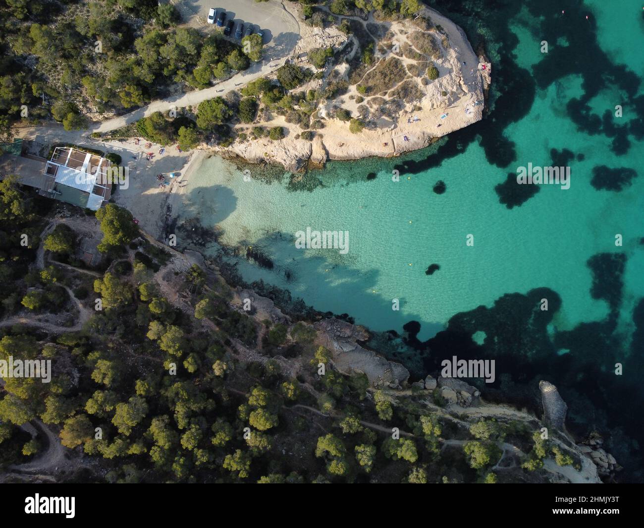Aerial view of the beautiful Mallorca islands in Spain Stock Photo - Alamy