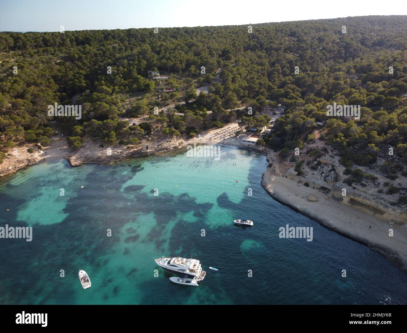 Aerial view of the beautiful Mallorca islands in Spain Stock Photo - Alamy