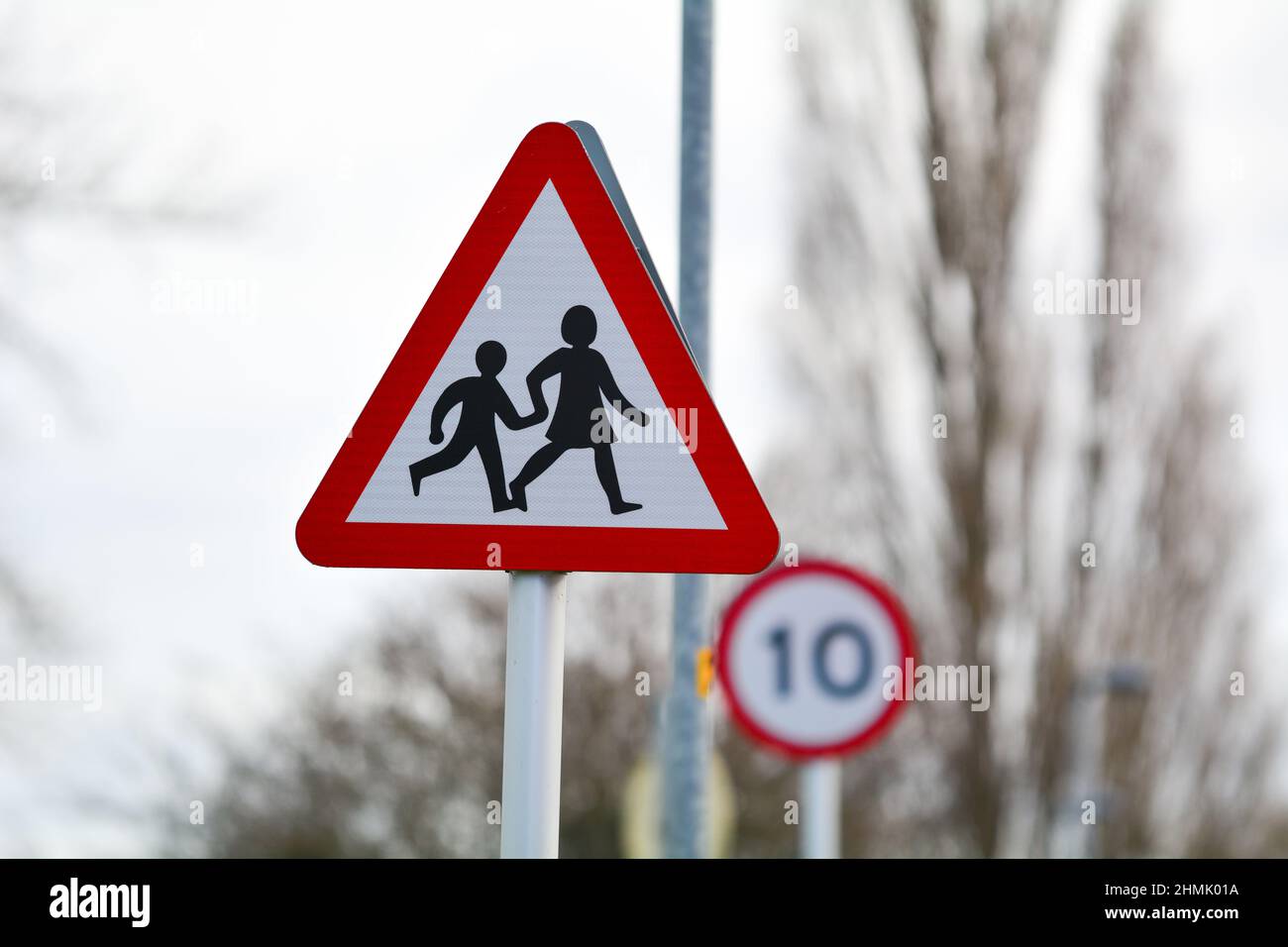 Drive slowly signs UK Stock Photo - Alamy
