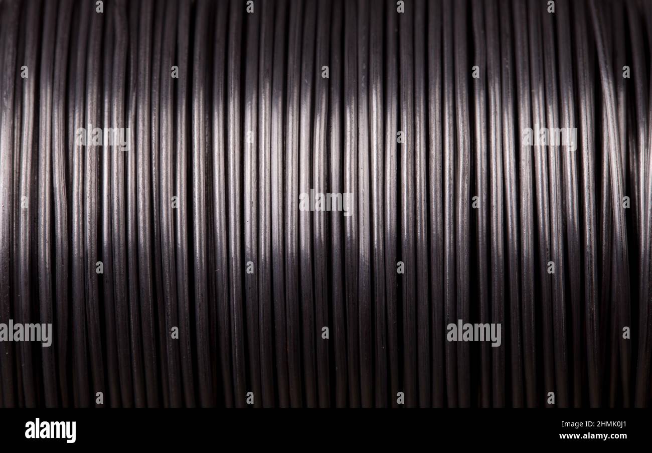 Close up of power cable. Whole background Stock Photo - Alamy