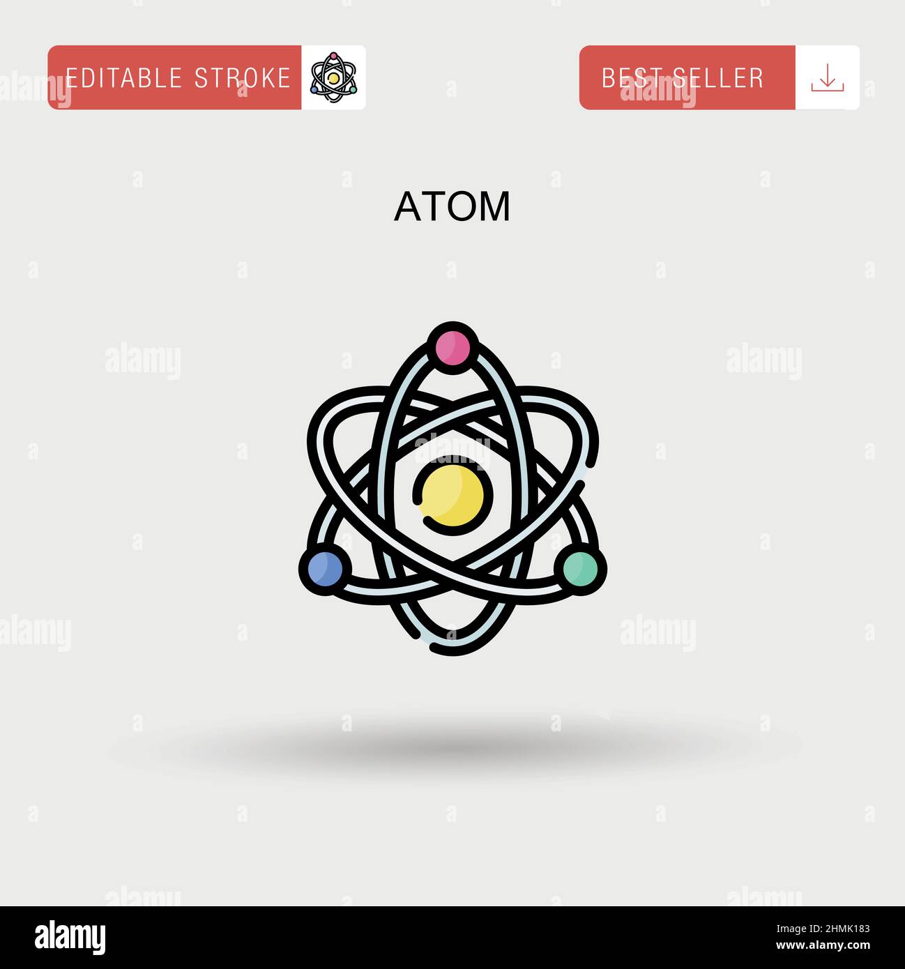 Science atom Stock Vector Images - Alamy