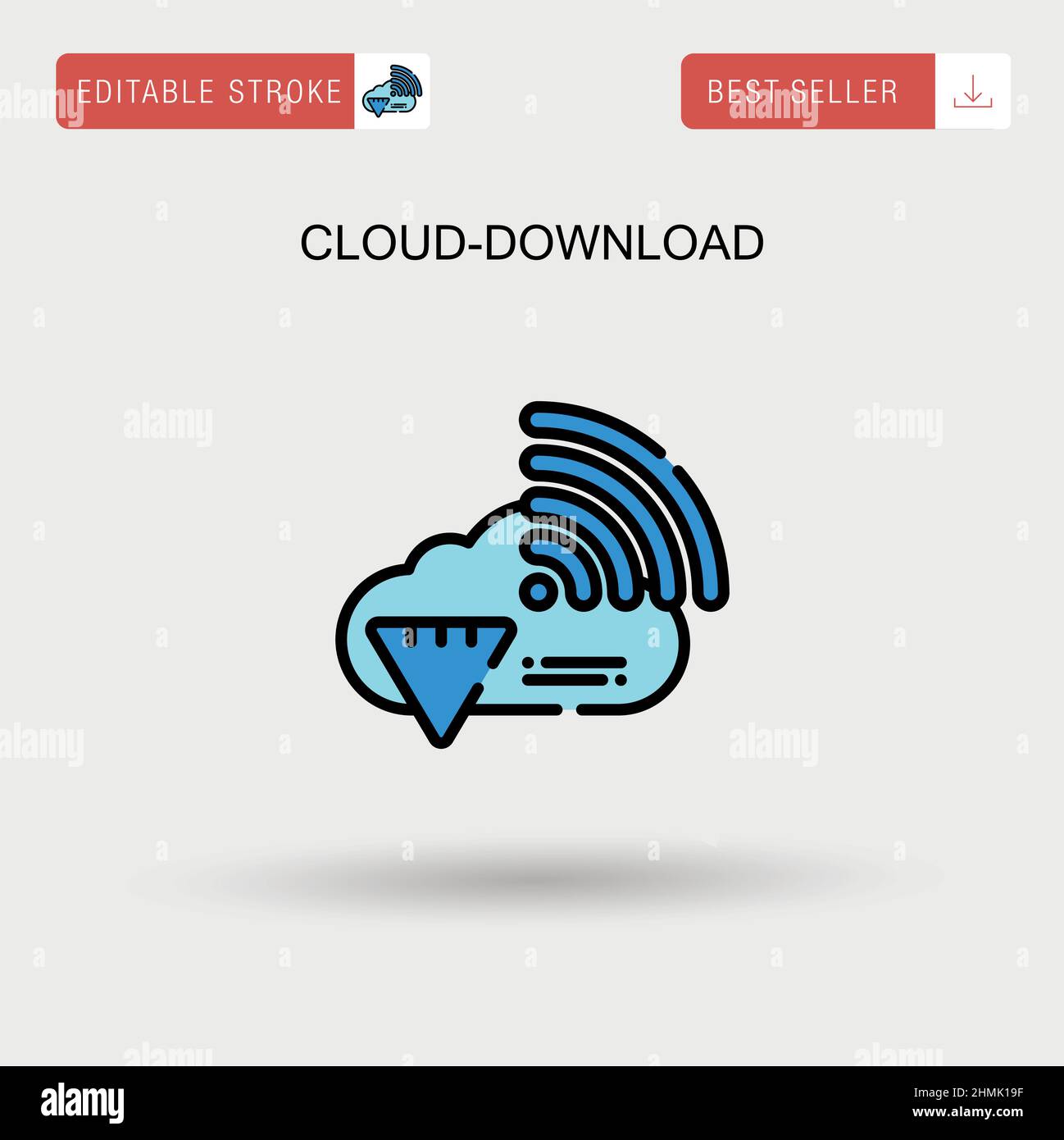 Cloud network icon global Stock Vector Images - Alamy