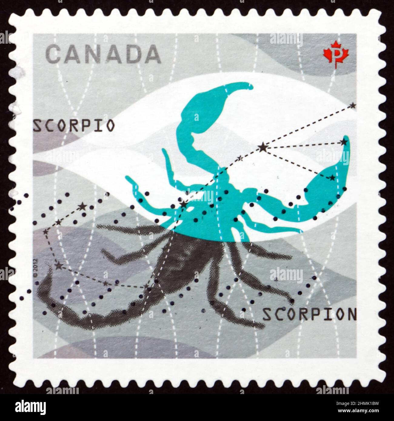 Postage stamp zodiac hi-res stock photography and images - Alamy