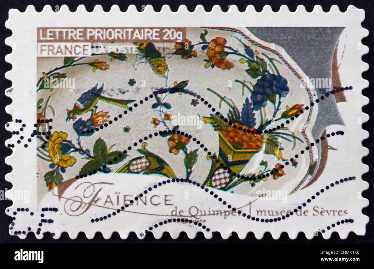 FRANCE - CIRCA 2009: a stamp printed in France shows Earthenware from ...