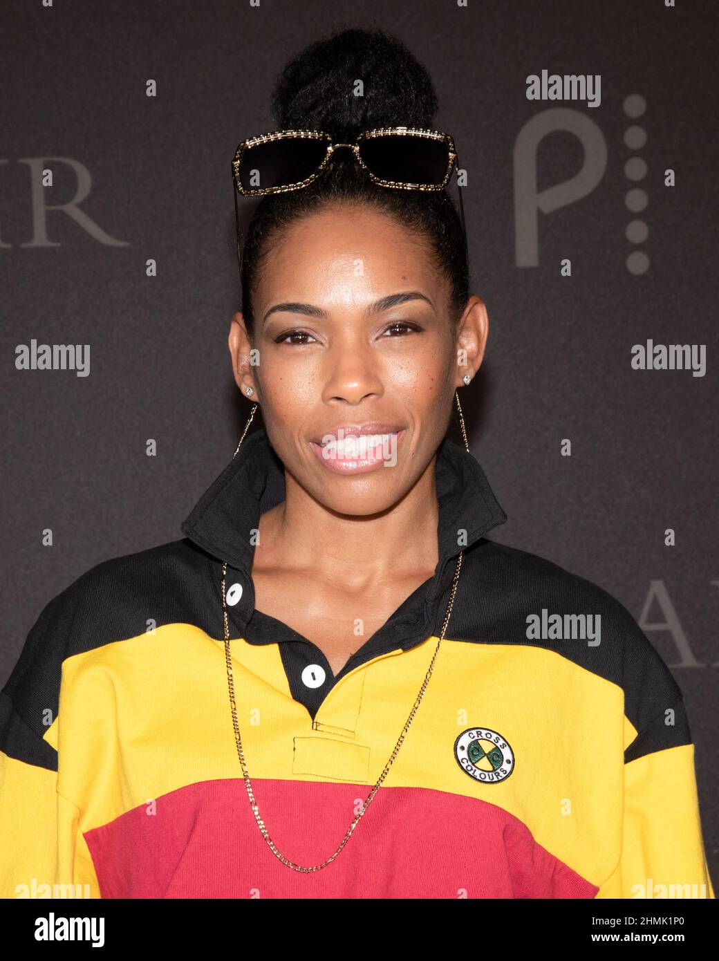 February 9, 2022, Santa Monica, California, USA: Angela Lewis attends ...