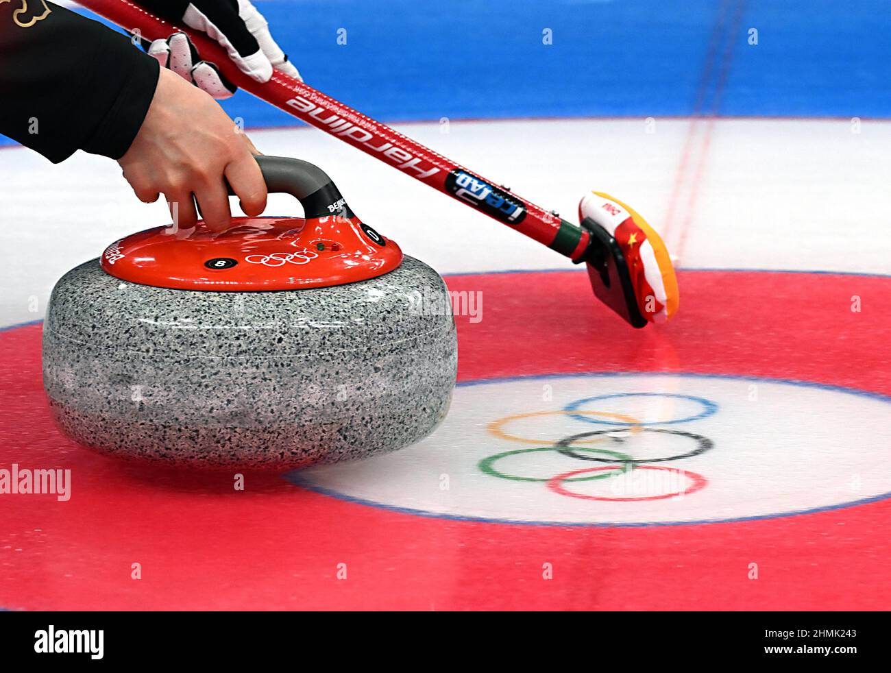 Beijing, China. 10th Feb, 2022. An athlete of China competes during the ...